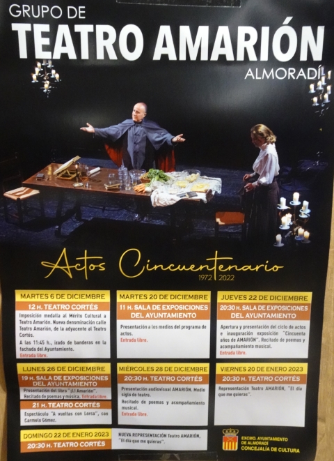 Almoradí: Presentación del audiovisual Amorión. Medio siglo de teatro ...
